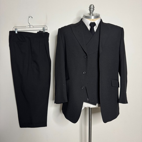Baldinini | Suits & Blazers | Pino Baldini Mens Suit Solid Black Jacket ...